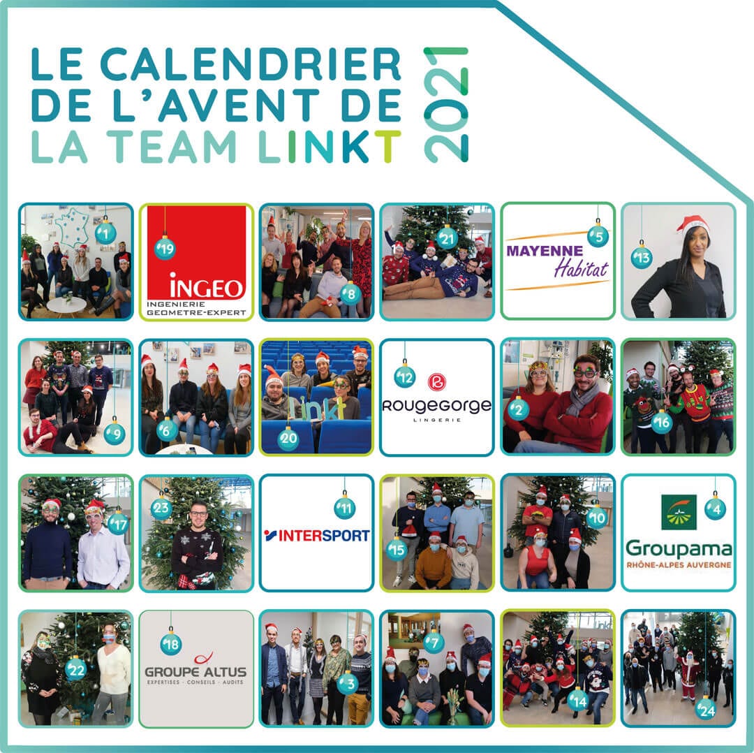 Le calendrier de l'avent de la Team Linkt 2021 - Linkt